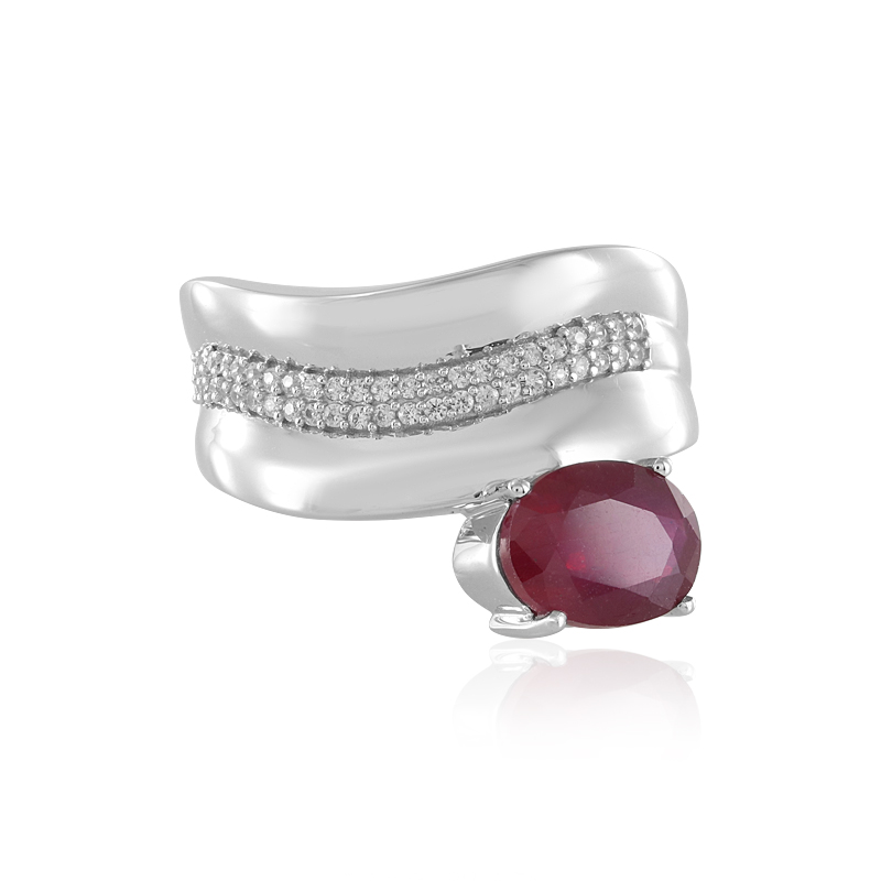 Madagascar Ruby Sterling Silver Ring