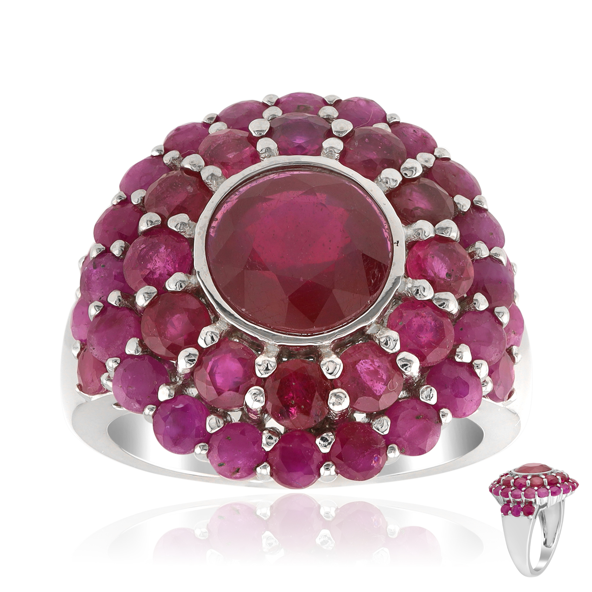 Madagascar Ruby Sterling Silver Ring