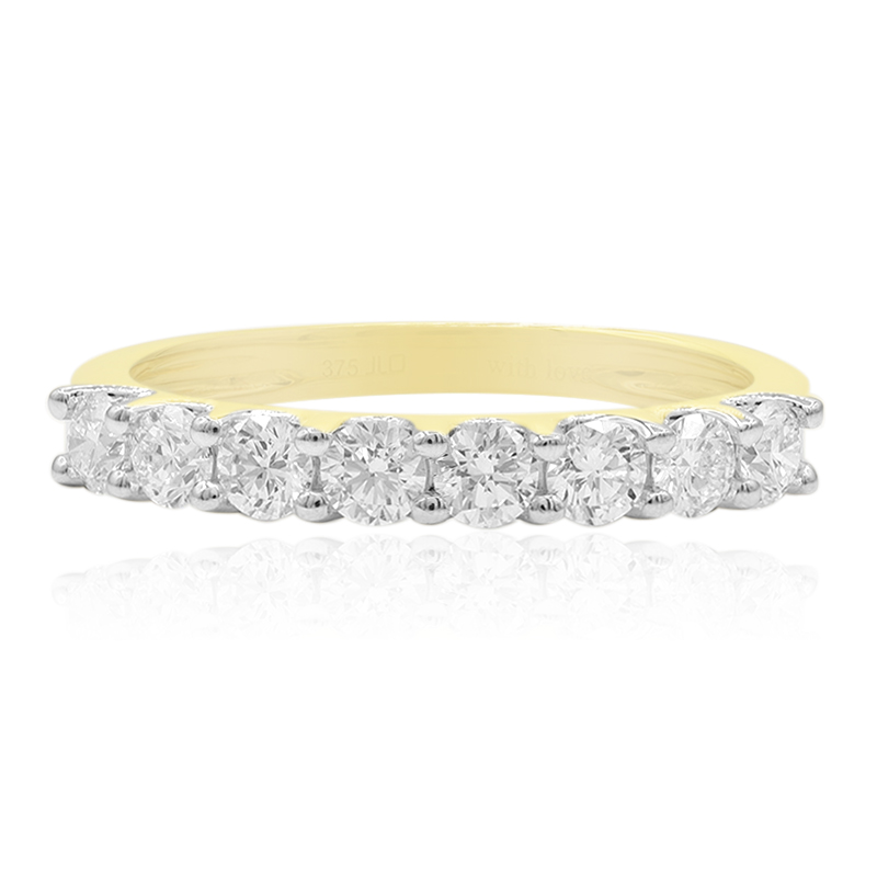 Anello in oro 375 con diamante SI1 da 0,68 carati, 1,74 g di metallo