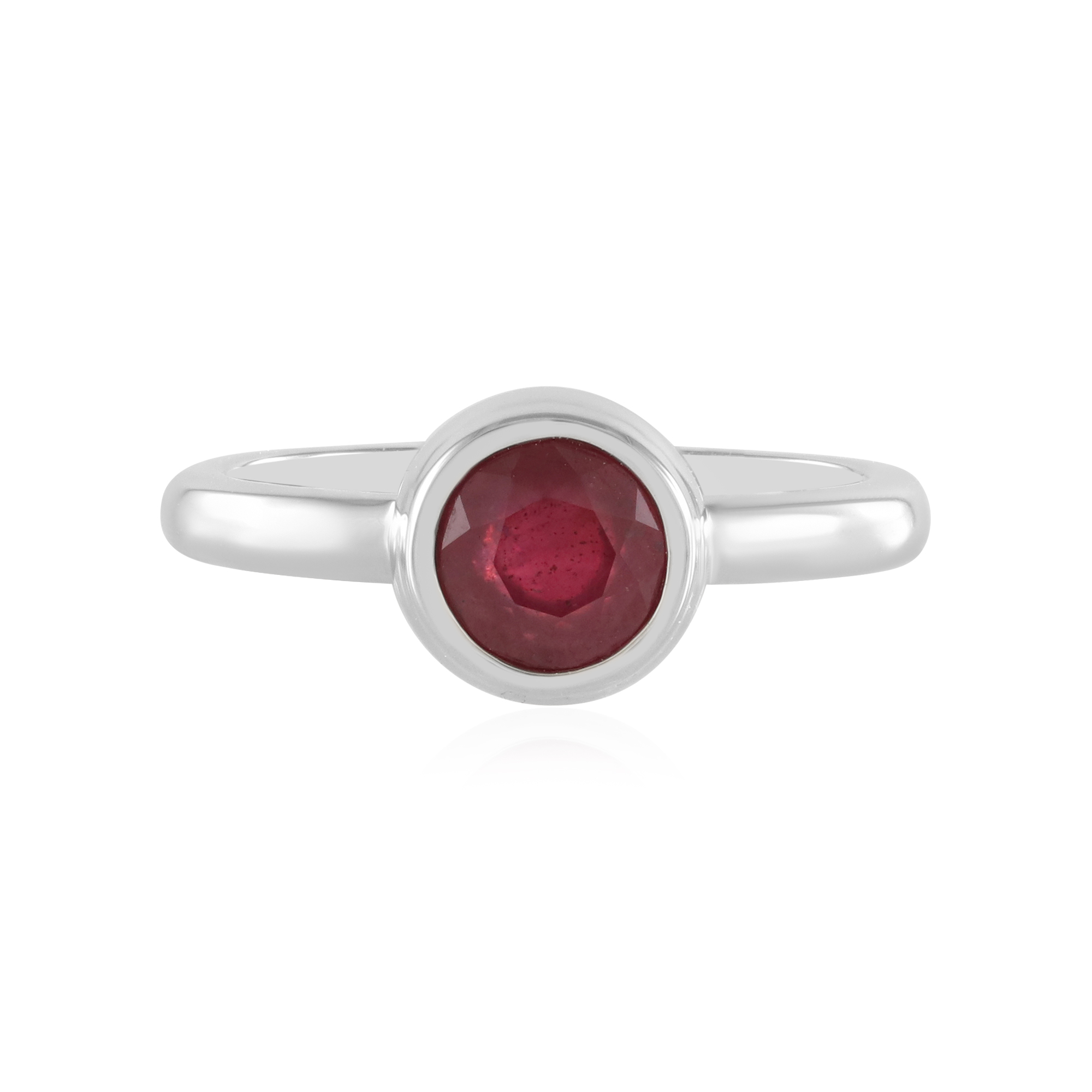Madagascar Ruby Silver Ring 0.98 ct