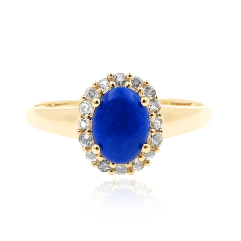 Lapislazuli-Goldring-9713TY | Juwelo Schmuck