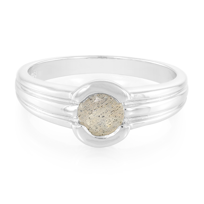 Spectrolite Sterling Silver Ring