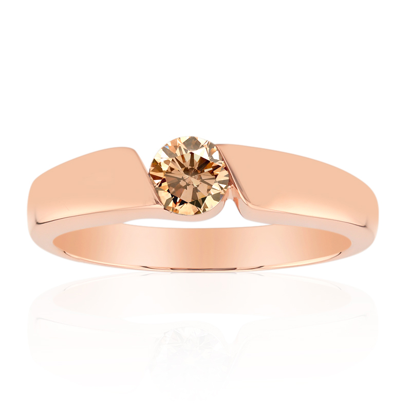 0,35ct Rose de France VS1 Diamant 9K Gold Ring