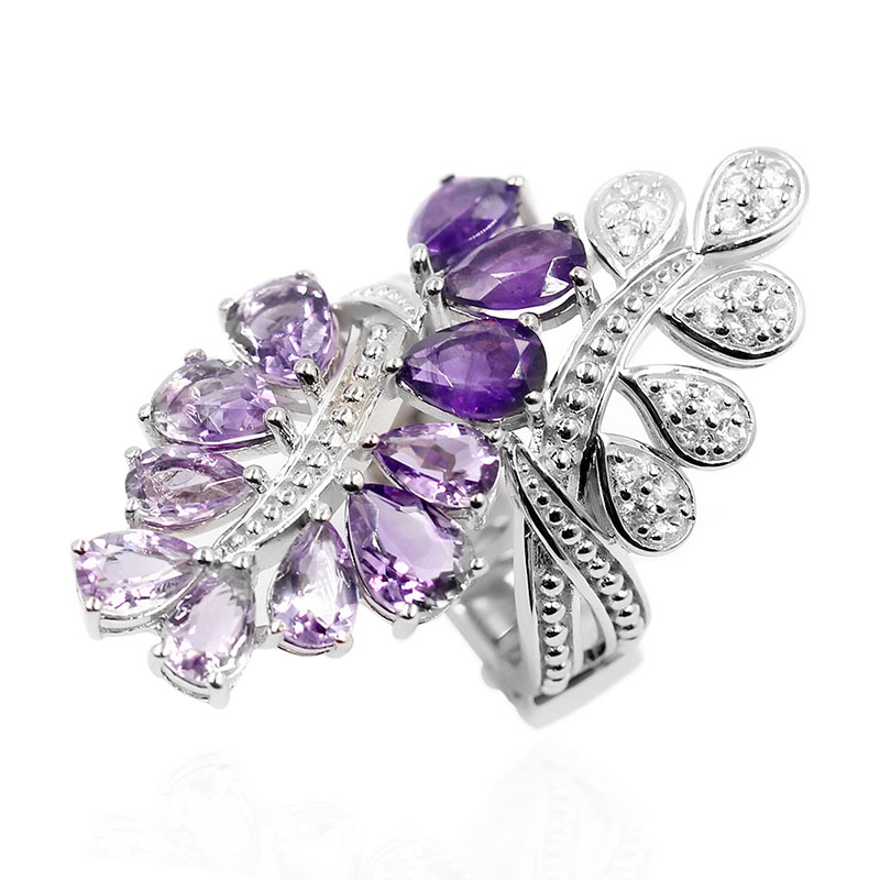 Amethyst-Silberring (Dallas Prince Designs)-3384RC | Juwelo Schmuck