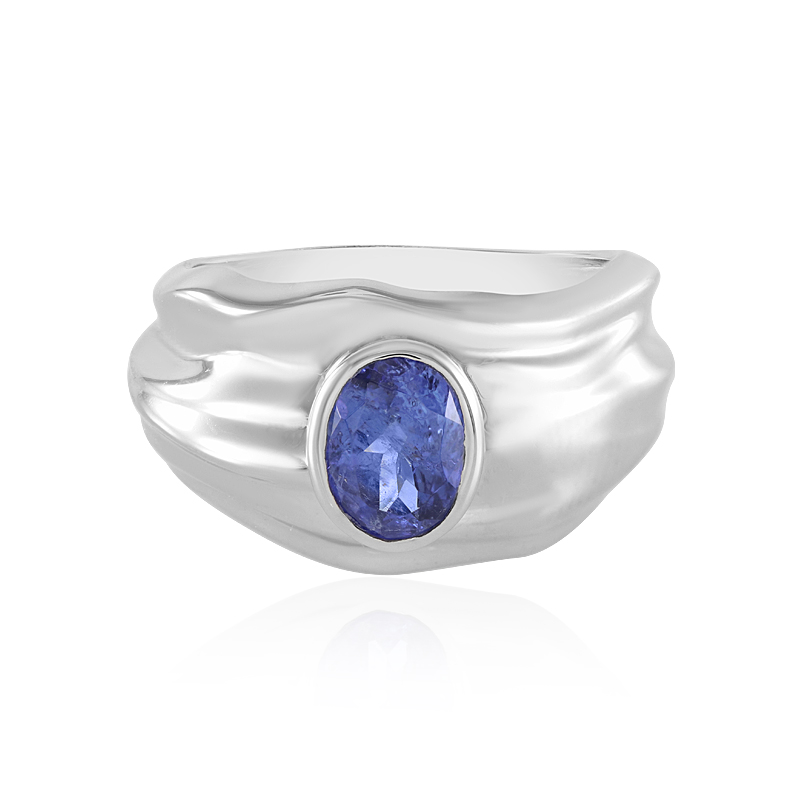 Tansanit 925 Silber Ring, 1,197 ct