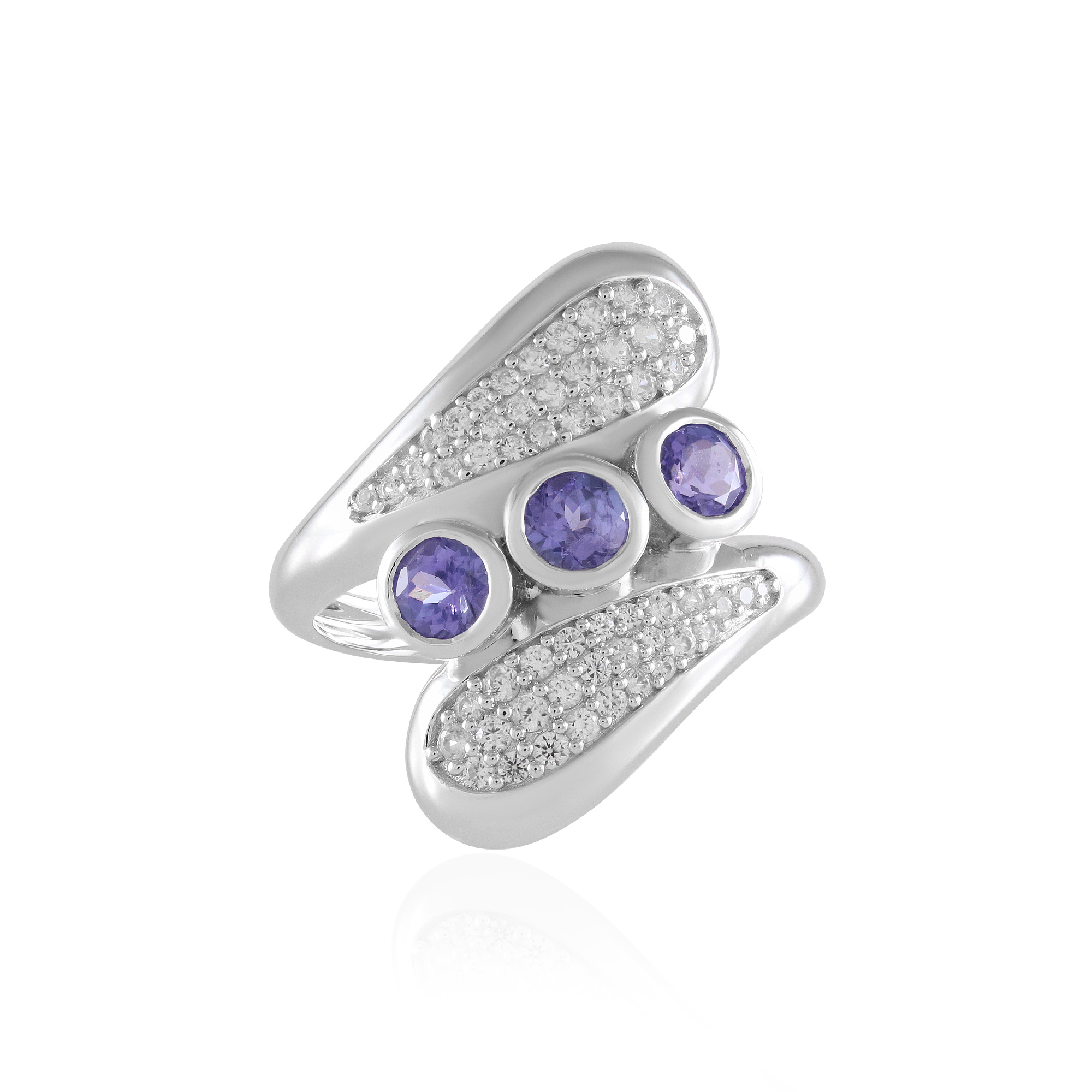 Tansanit Sterling Silber Ring