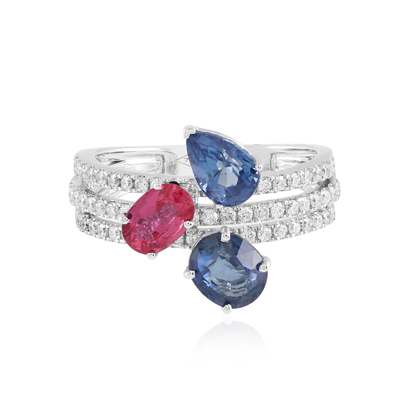 Edelstein-Goldring-1192SB | Juwelo Schmuck