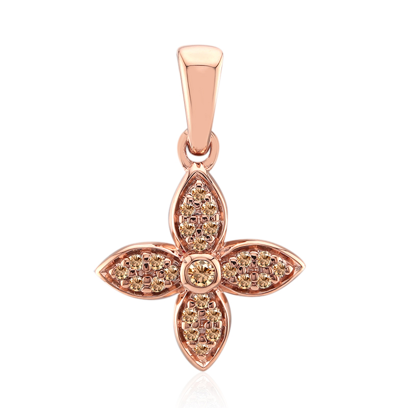 Colgante en oro con Diamante rosa de Francia de Argyle SI1 (Annette ...