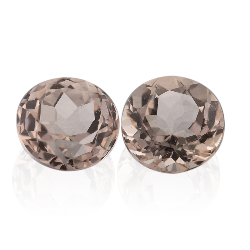 Chic 0.75ct Mozambique Morganite Round Cut