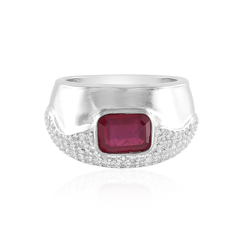 Madagascar Ruby Sterling Silver Ring