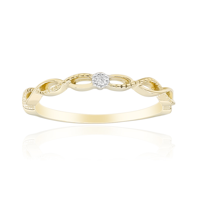 SI1 Diamant 375 Gold Ring, 1g