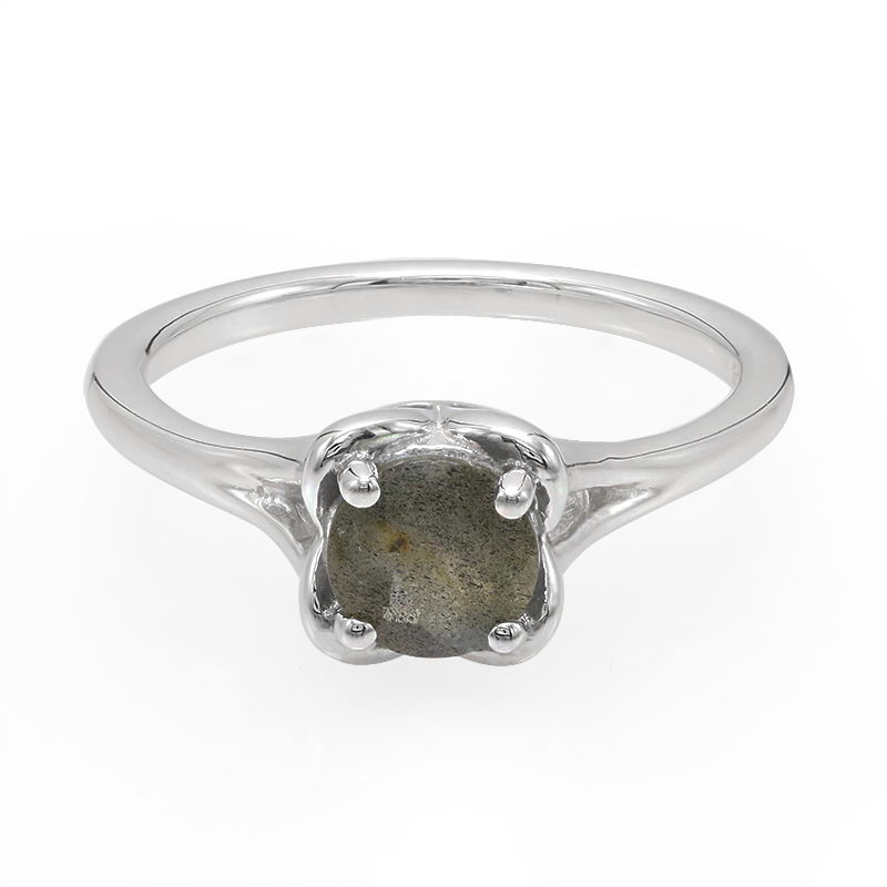 Romanian Spectrolite Silver Ring-5004ES | Juwelo