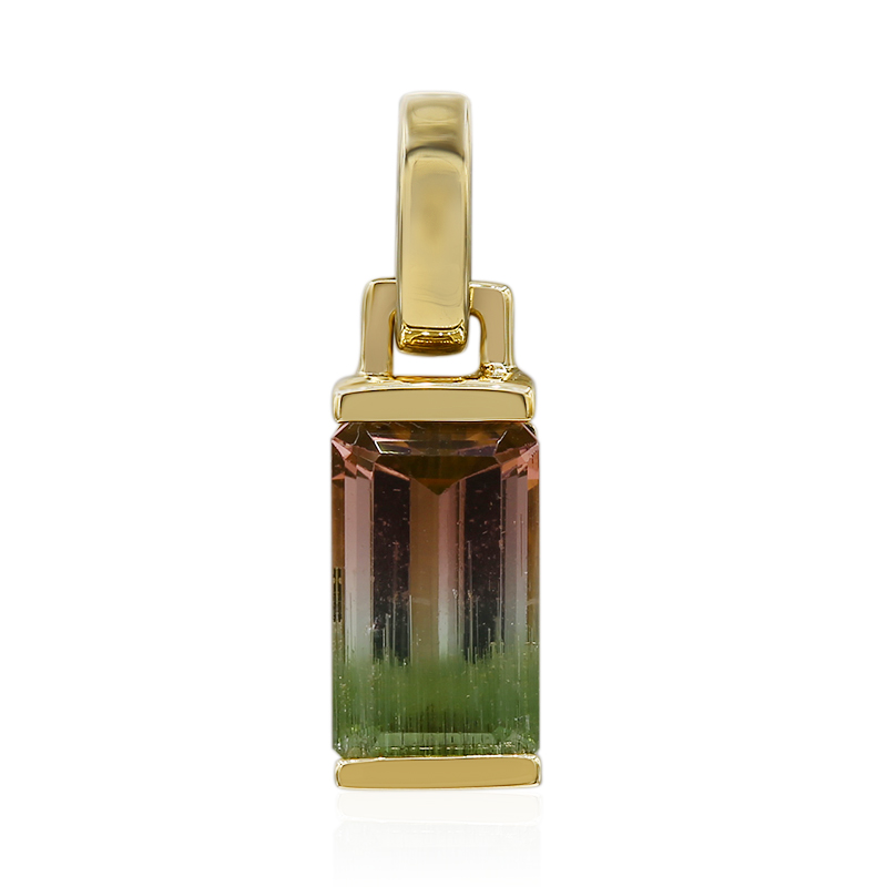 Mehrfarbiger Turmalin-Goldanhänger-6977YK | Juwelo Schmuck