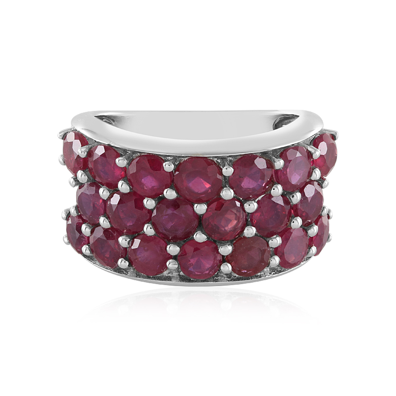 Madagascar Ruby Sterling Silver Ring