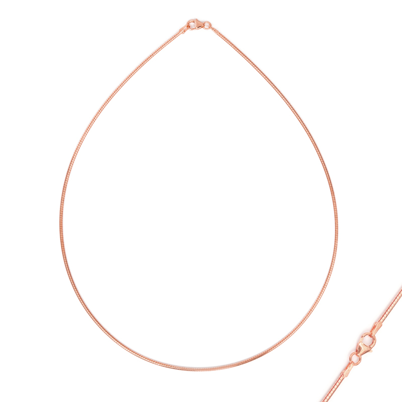 Rosé Vermeil Sterling Silver Necklace