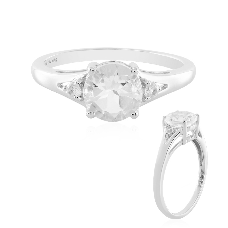 Brazilian Petalite Sterling Silver Ring, 0.999ct