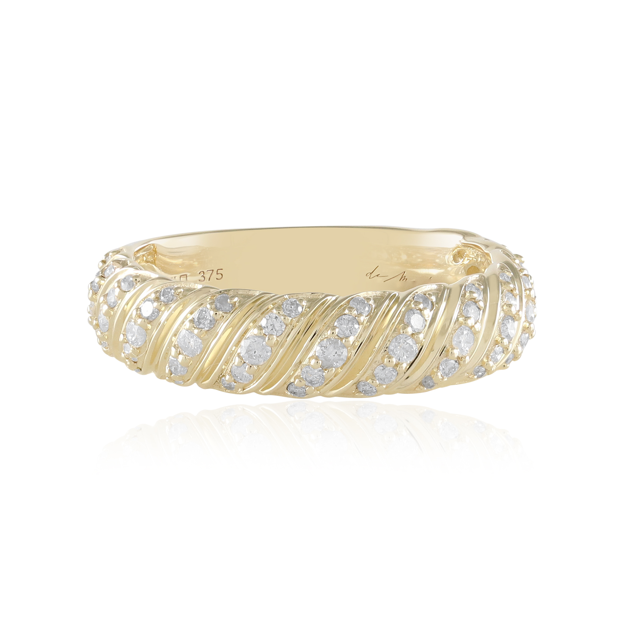 Diamant 375 Gold Ring, 0,504 ct, 2,9g