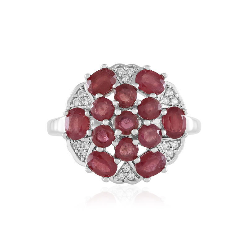 Madagascar Ruby Sterling Silver Ring