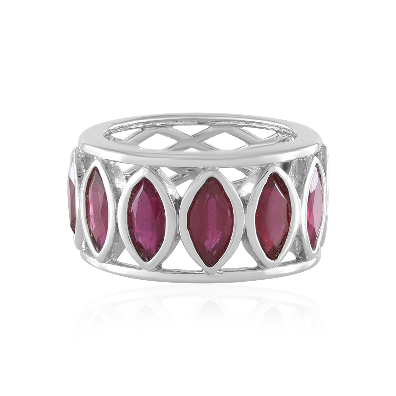Madagascar Ruby Sterling Silver Ring